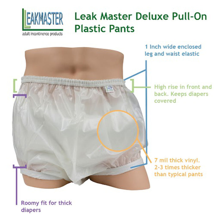 LeakMaster Adult Plastic Pants – AllTogetherEnterprises.com